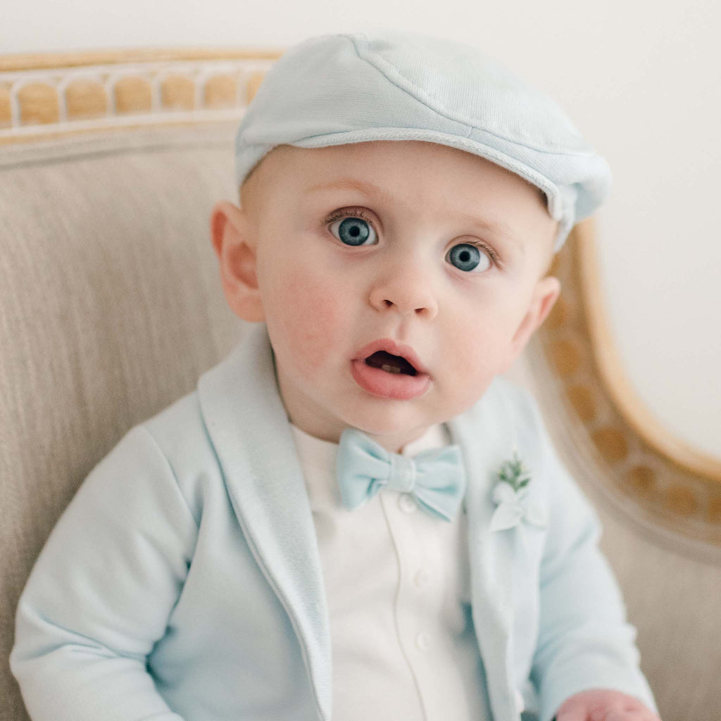 Milo Powder Blue 3-Piece Suit – Baby Beau and Belle