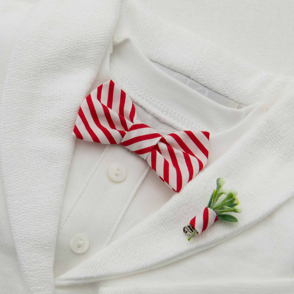 Nicholas Bow Tie & Boutonniere – Baby Beau and Belle