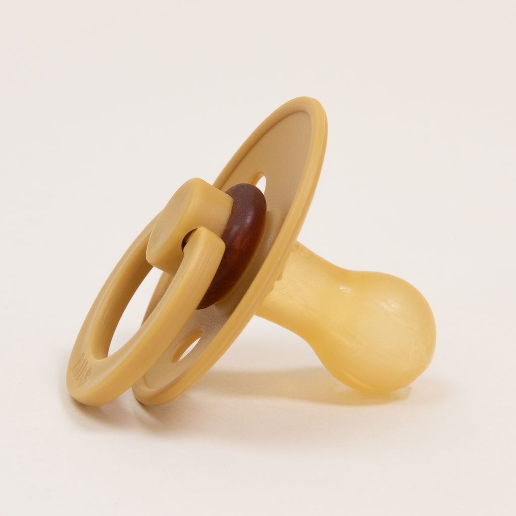 Bibs Pacifier 2 Pack | Mustard – Baby Beau and Belle