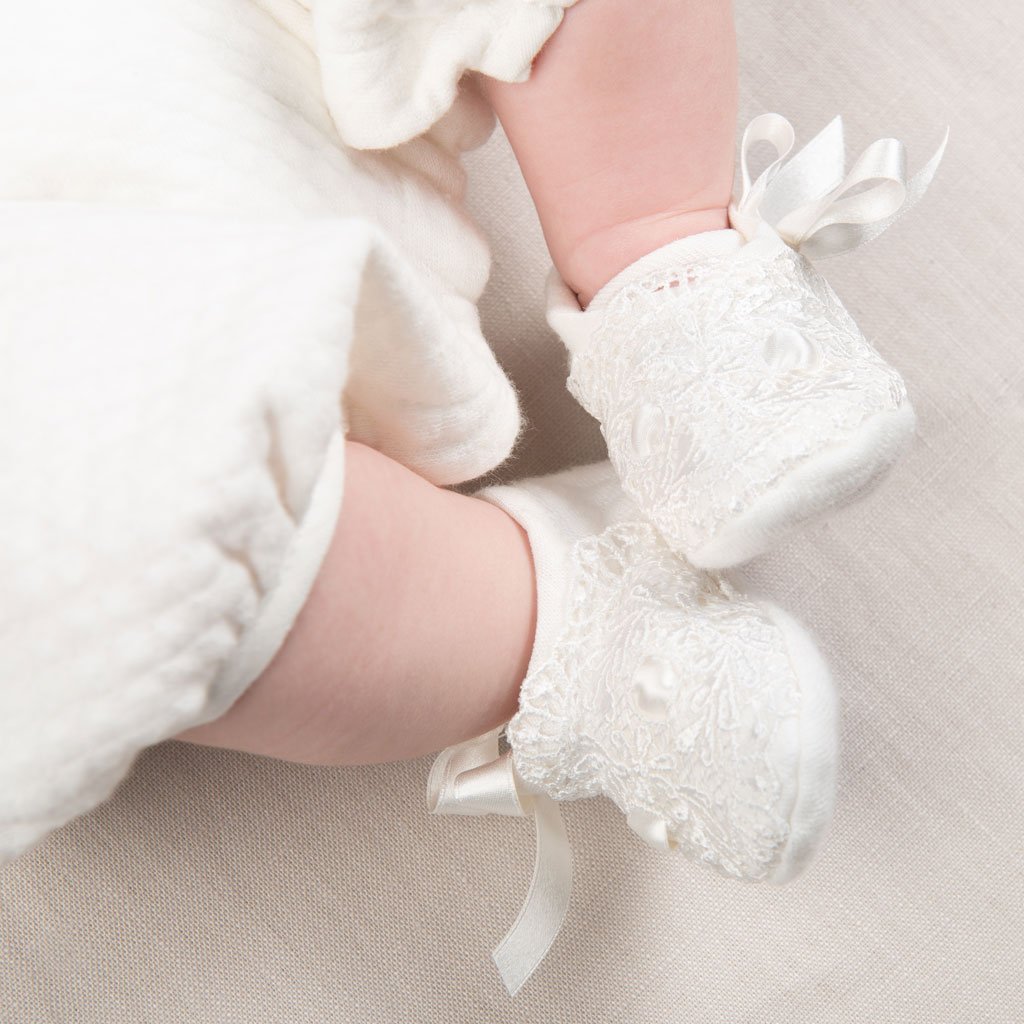 Madeline Quilted Booties – Baby Beau and Belle
